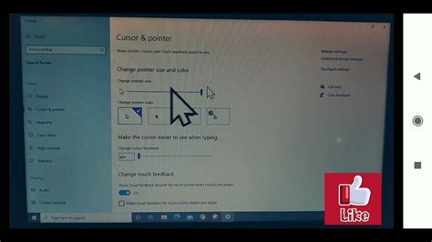 How To Increase Or Decrease Mouse Pointer Size Youtube