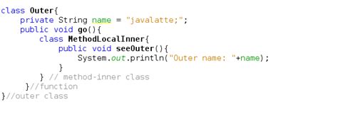 Java Latte Flavors Of Nested Classes In Java 8