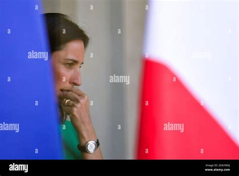 Brune Poirson At The Elysee Palace On February 27 2018 In Paris