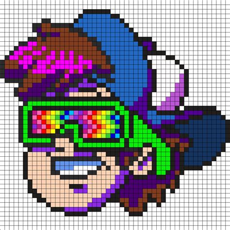 Download Hd Dippy Fresh Gravity Falls Perler Bead Pattern Bead