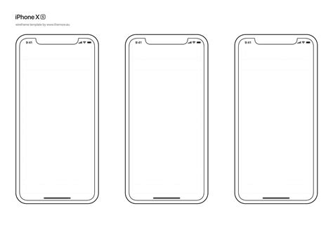 Free Iphone Xs Wireframe Template Wireframe Template App Wireframe Wireframe