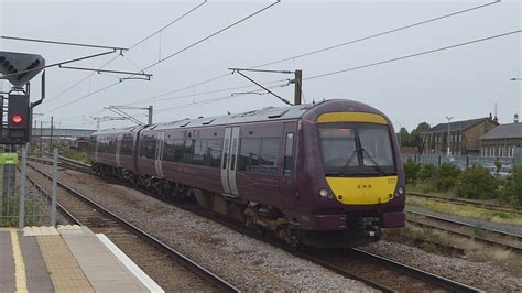 Emr Class 170 Arrives At Peterborough 8823 Youtube