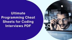Ultimate Programming Cheat Sheets For Coding Interviews PDF Csestudy247