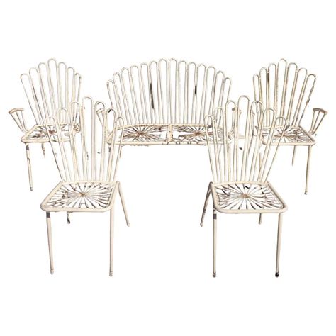 Large French Bistro Table And Chairs Patio Set For Sale At 1stdibs