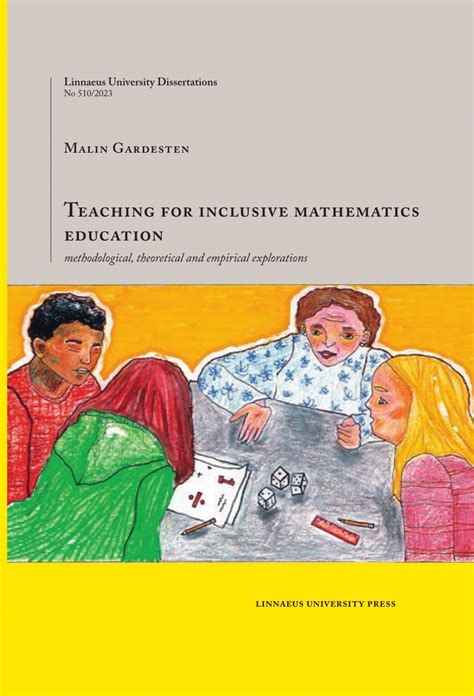 Pdf Teaching For Inclusive Mathematics Education Methodological Theoretical And Empirical