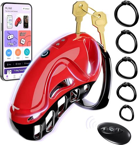 Sex Toy Vibrating Chastity Cage Male Chastity Devices Cock Cage With 10 Vibrations