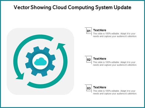 Vector Showing Cloud Computing System Update Ppt Powerpoint