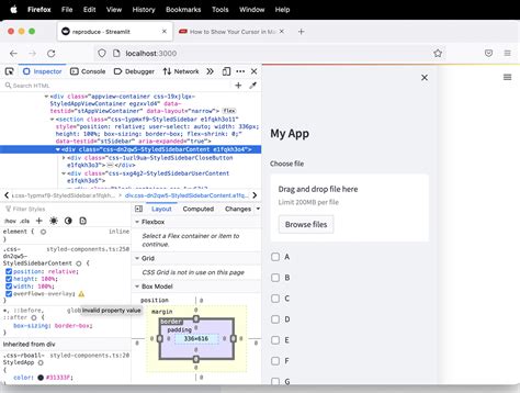 Sidebar Not Functioning Properly In Firefox When Using Streamlit V1 12 0 · Issue 5145