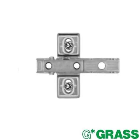 Grass Tiomos Euro Screw Eco Hinge Plate Cross Mount H02