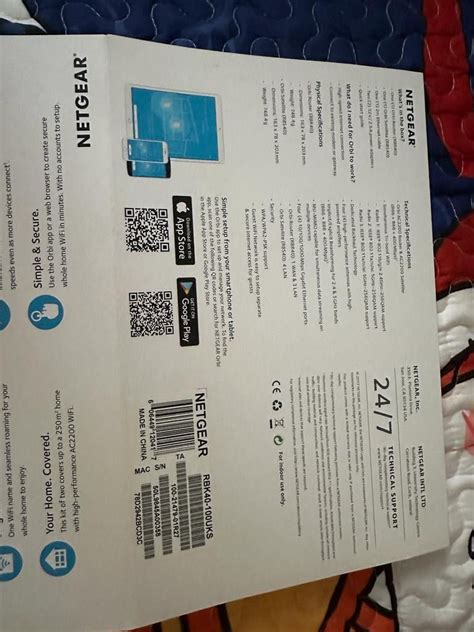 WiFi Router ORBI RBR40 With RBS40 Satellite Computers Tech Parts Accessories Networking