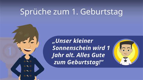 Glückwünsche Zum 1 Geburtstag 60 Schöne Sprüche · Mit Video
