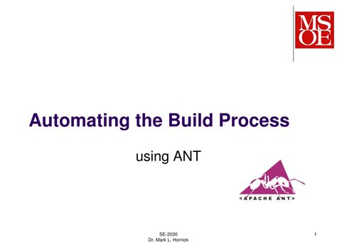 Ppt Streamlining Java Project Builds With Ant Automation Powerpoint