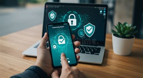 Secure Your Digital Life Mobile And Laptop Cybersecurity Data