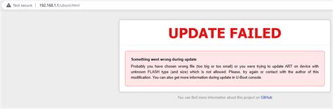 Bricked AR M Unable To Update Uboot To Latest Version Technical Support For Routers GL INet