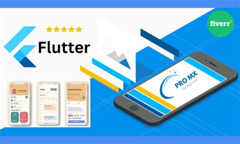 develop android and ios mobile app using flutter by promx technolog