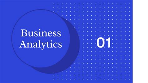 Business Analytics Ppt