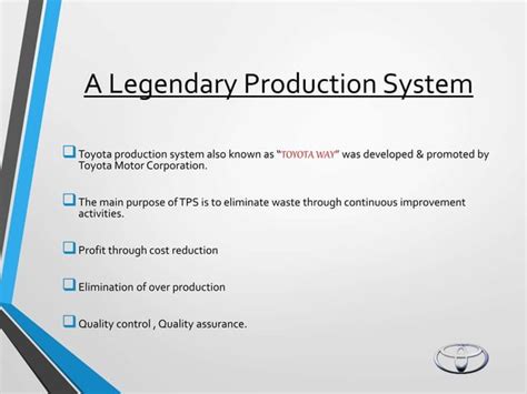 JIT Case Study Of Toyota PPTX Automotive Industry Industries