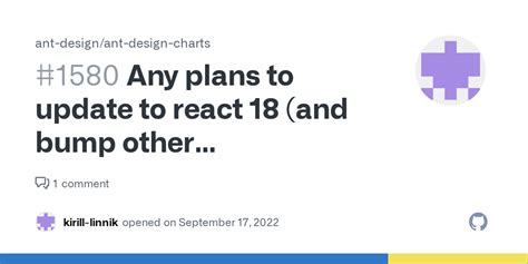 Any Plans To Update To React 18 And Bump Other Dependencies · Issue