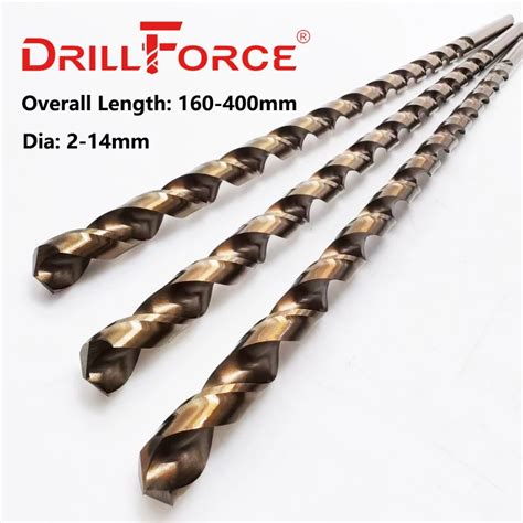 Brocas De Tor O Longa Drillforce Para A O Inoxid Vel Ligas De A O E 