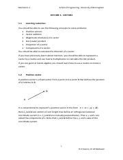 Understanding Vectors: Position, Addition, and Magnitude in | Course Hero