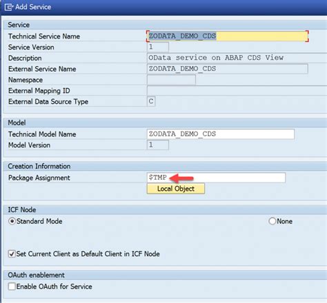 How To Create Odata Service For Abap Cds Views Using Annotation