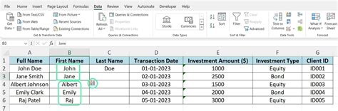 Steps To Using Flash Fill To Recognize Column Patterns Downloadable