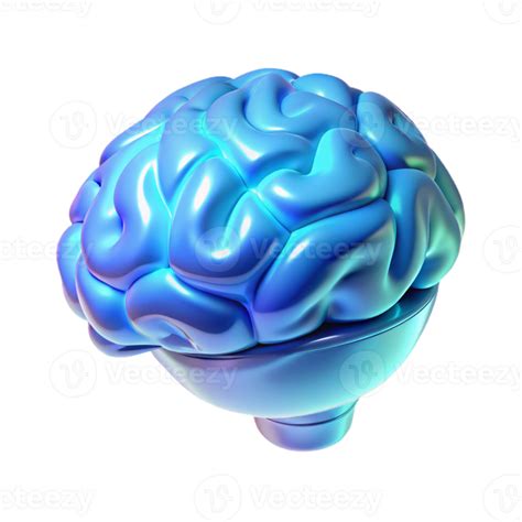 Vibrant Traditional A Holographic Projection Of A Human Brain Rotating