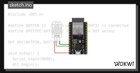 Dht11 Wokwi Esp32 Stm32 Arduino Simulator