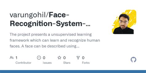 Github Varungohilface Recognition System Using Eigen Values The