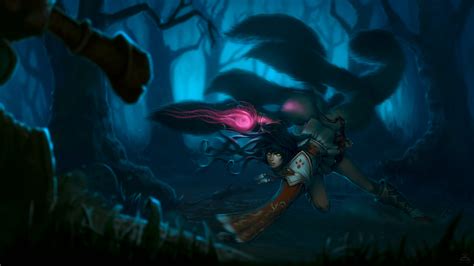 Ahri Fan Art Wallpaper