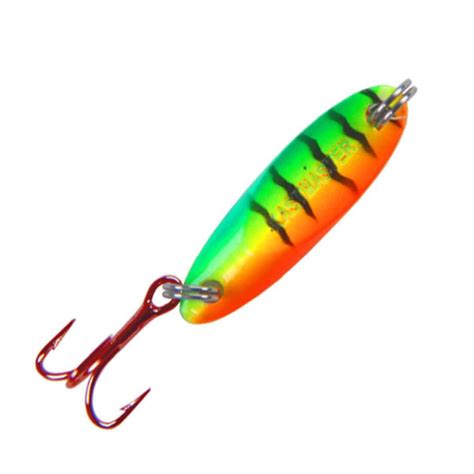 Kastmaster Dr Tungsten Jigging Spoon Glow Fire Tiger 3 32oz Glow