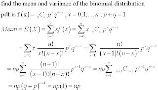 Mixture Derivation Of Mean And Variance Of Binomial Distribution