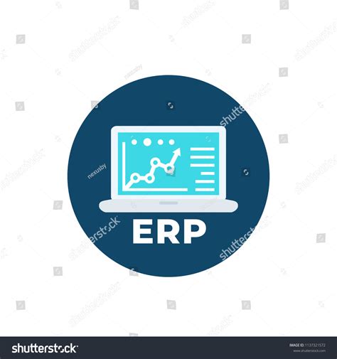 Erp System Software Icon Vector Stock Vector Royalty Free 1137321572 Shutterstock