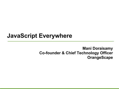 Javascript Everywhere Pdf