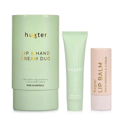 Lip Balm And Hand Cream Duo T Set Huxter Bestique