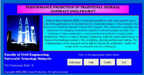 Interface For Ann Project Performance Prediction Model Download Scientific Diagram
