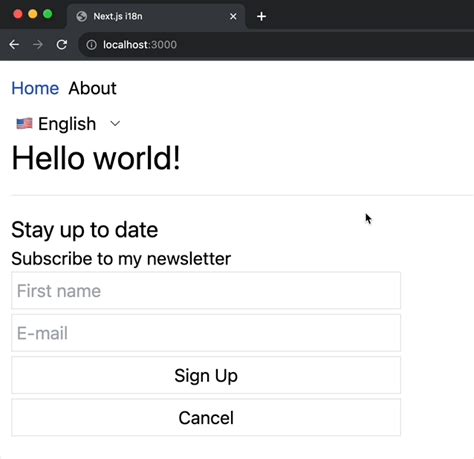 Build A Multilingual Nextjs App Using The New App Directory Url Based