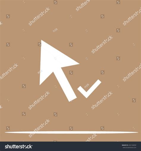 position cursor icon stock vector royalty free 432134059 shutterstock
