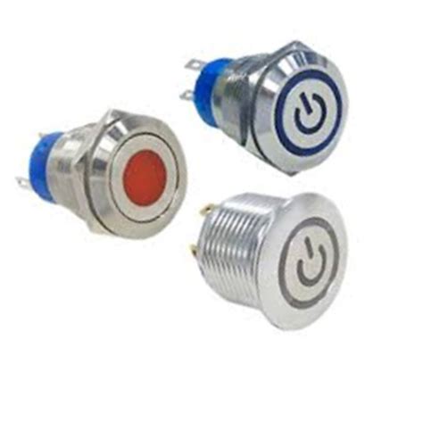 China Factory Manufacturer 16mm 19mm 22mm 25mm Waterproof Push Button Switch Series