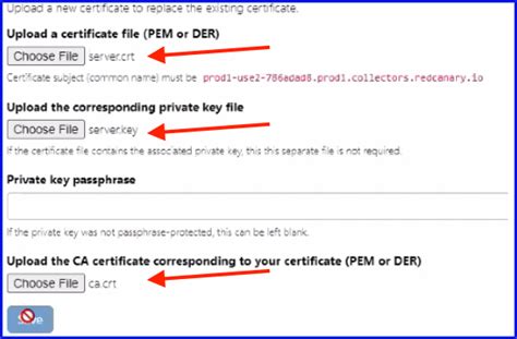 How To Generate A Custom Tls Certificate For Your Alert Source Configuration Red Canary Support