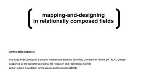 Mapping And Designing In Relationally Composed Fields Pdf