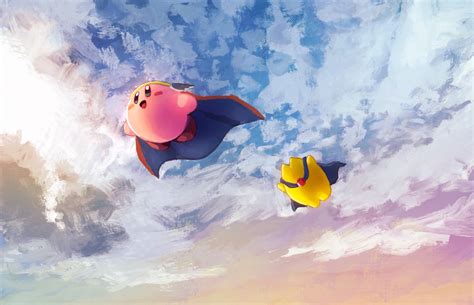 Kirby Starman And Hi Jump Kirby Kirby Drawn By Arucoco Danbooru