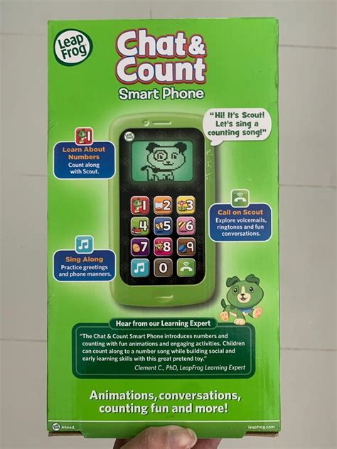 Leapfrog Chat And Count Smartphone Hobbies And Toys Toys And Games On Carousell