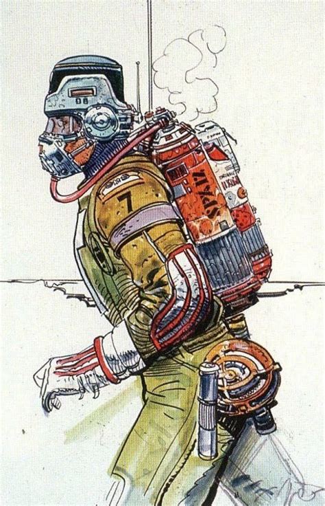 Moebius Concept Art For Alien 1979 Rcassettefuturism