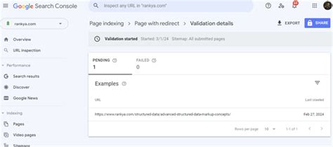 fixing page with redirect issues search console