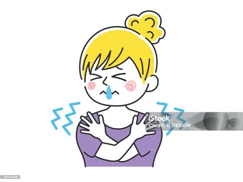 차갑고 떨리는 콧물 백인 비즈니스 여성의 그림 감기와 독감에 대한 스톡 벡터 아트 및 기타 이미지 감기와 독감 떨고 있음 백인종 Istock