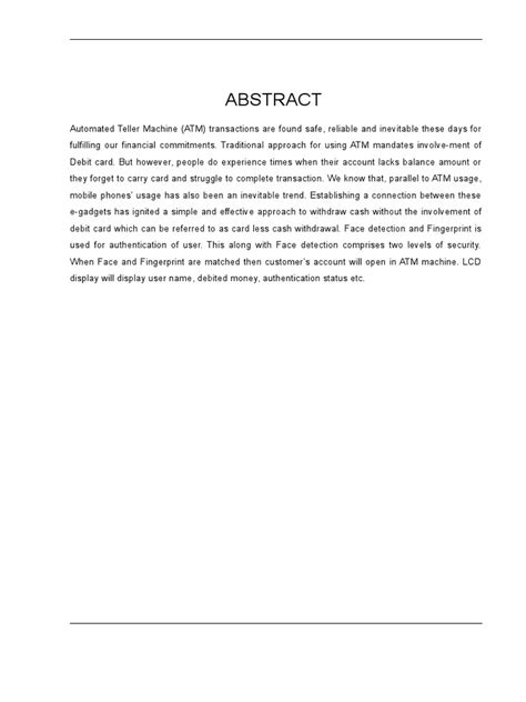 Cardless Atm Pdf Automated Teller Machine Personal Identification