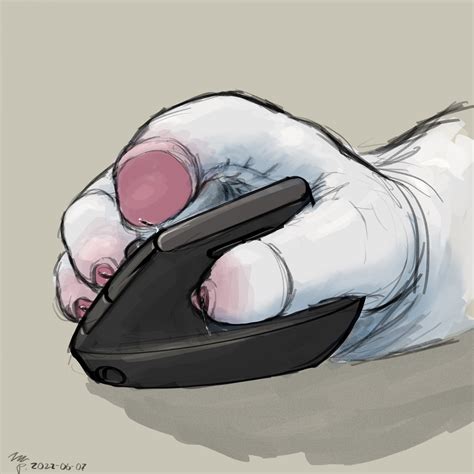 Rule 34 Anthro Body Horror Computer Mouse Ergonomic Mouse Foreskin