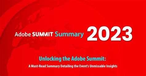 Adobe Summit Summary 2023 Focus Gts