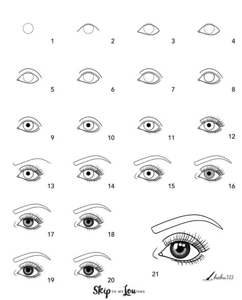 Ideas On How To Draw Eyes Step By Step Tutorials And Pictures